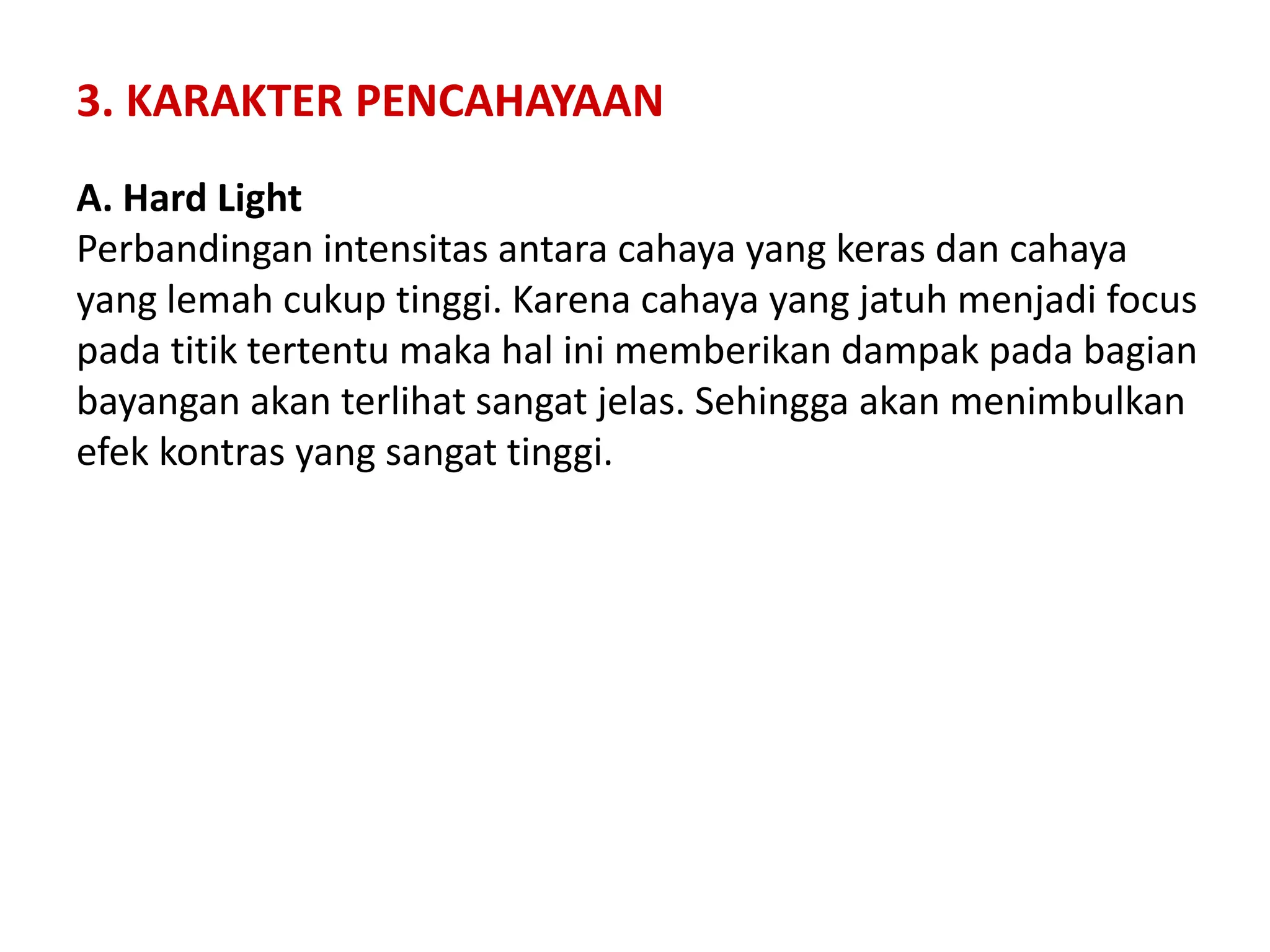Materi mengenal jenis Lighting dalam Fotografi | PDF