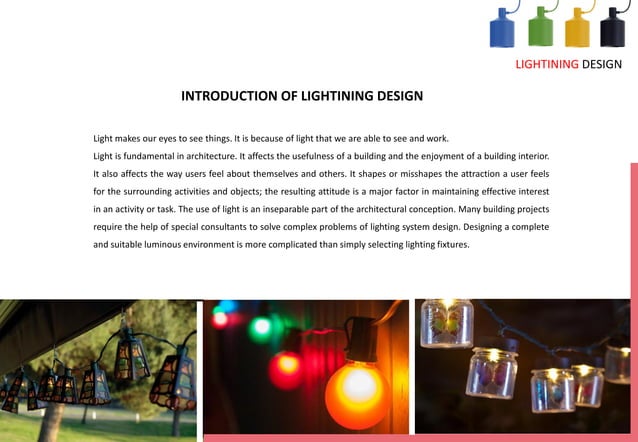 Lighting design | PPT