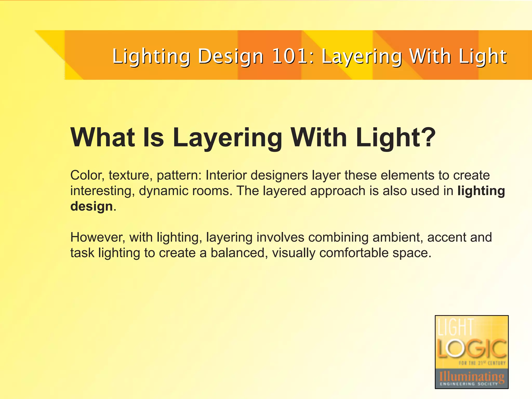 Lighting design 101 layering with light | KEY