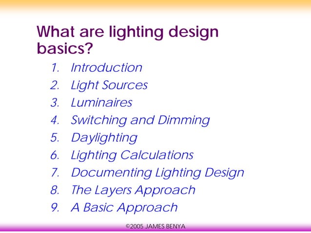 Lighting design basics | PDF