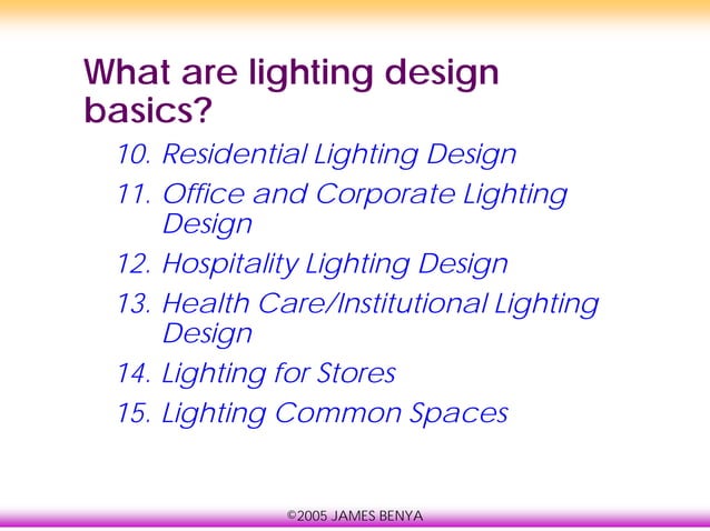 Lighting design basics | PDF