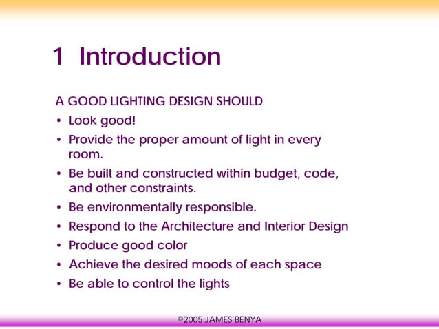 Lighting design basics | PDF