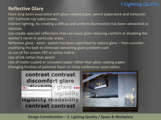 Lighting design considerations | PPTX | Indoor Environmental Quality ...