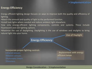 Lighting design considerations | PPTX