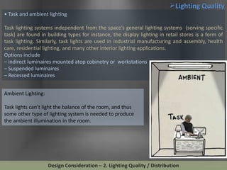 Lighting design considerations | PPTX
