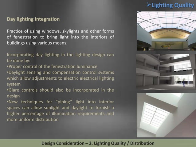 Lighting design considerations | PPTX | Indoor Environmental Quality | Home & Garden