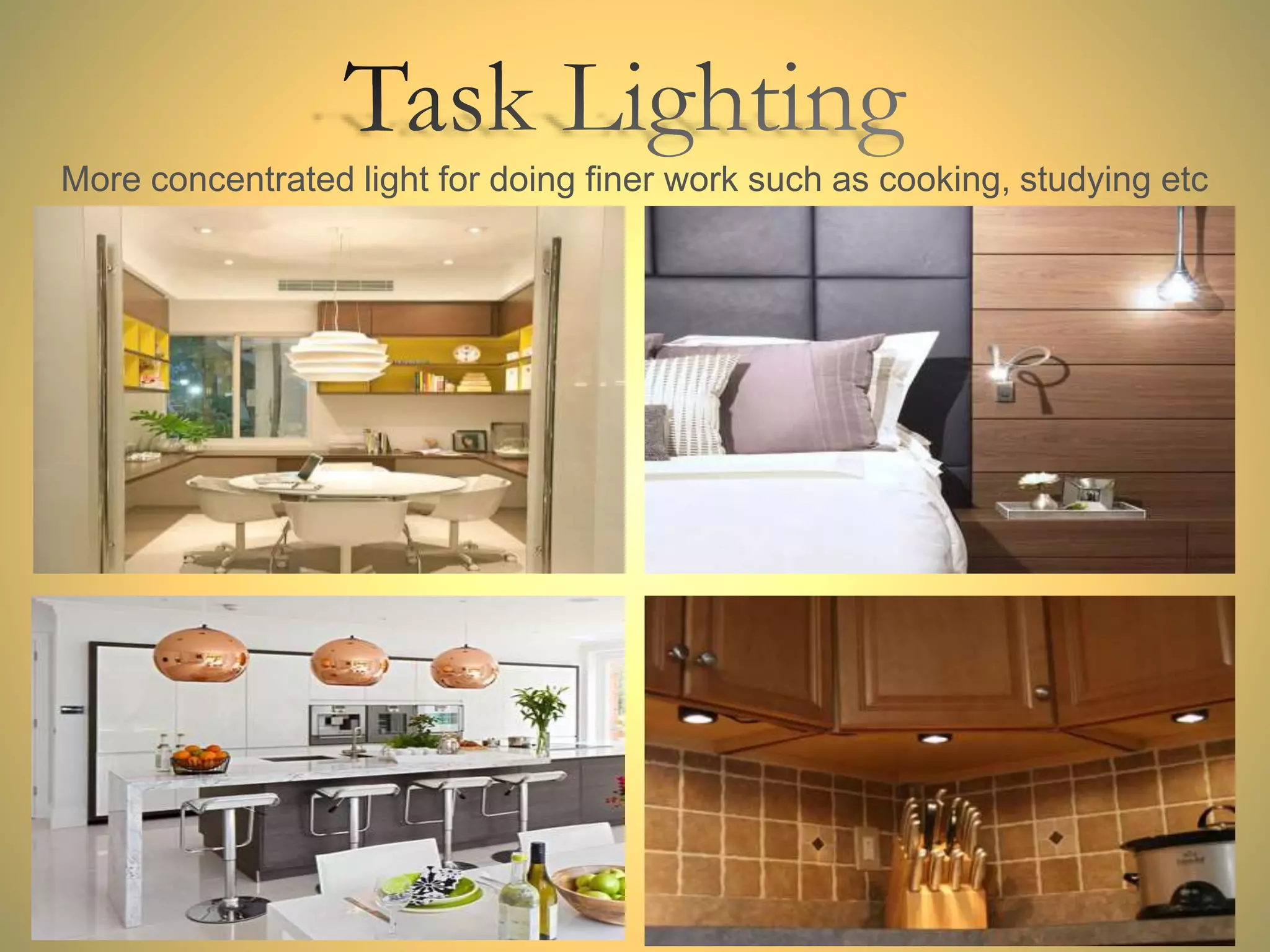 Different Lighting Types in Interior Design | PPTX