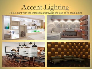 Different Lighting Types in Interior Design | PPTX