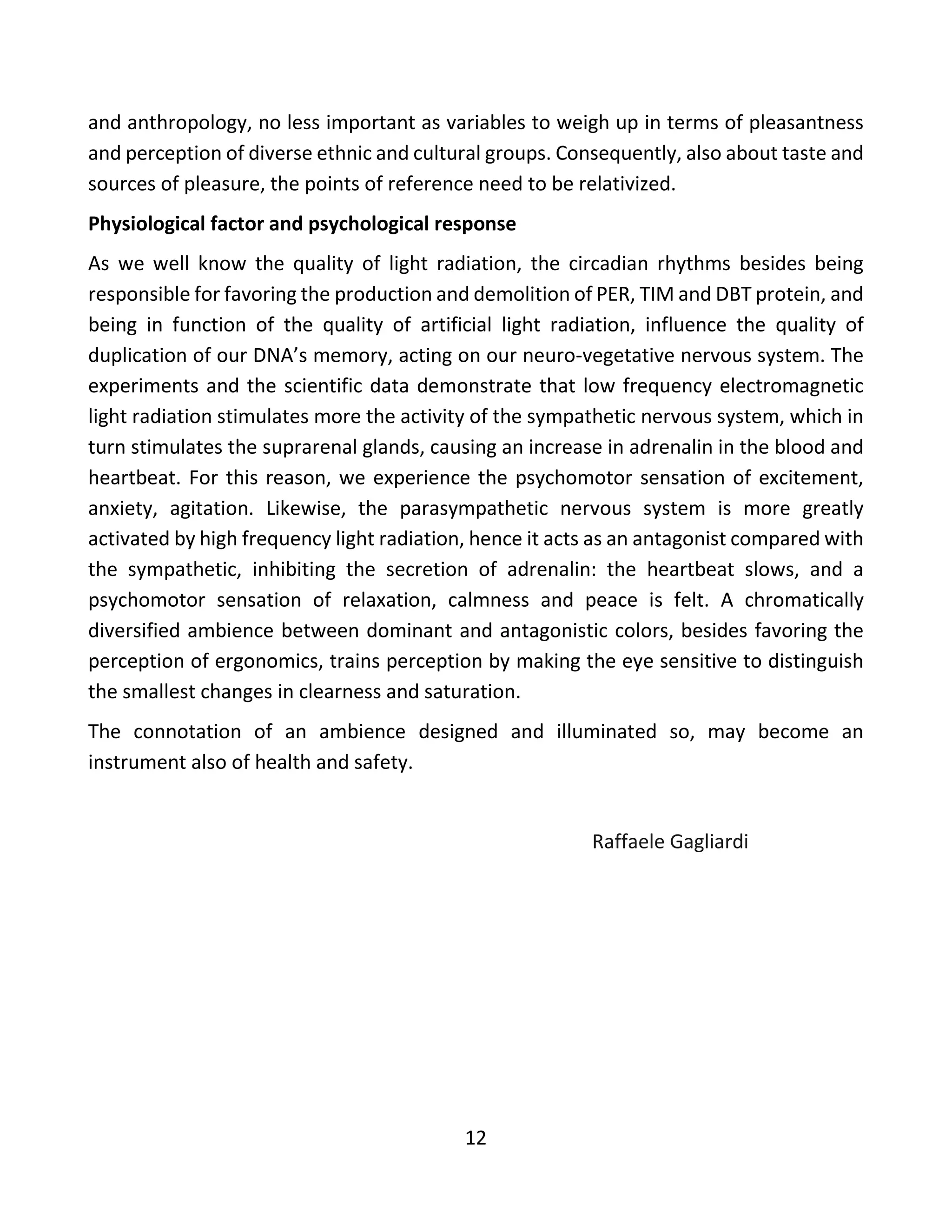 Lighting ergonomics | PDF