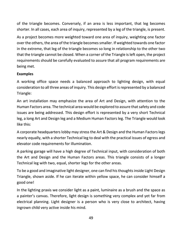 Lighting ergonomics | PDF