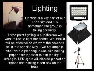 Lighting explanation ppt | PPT
