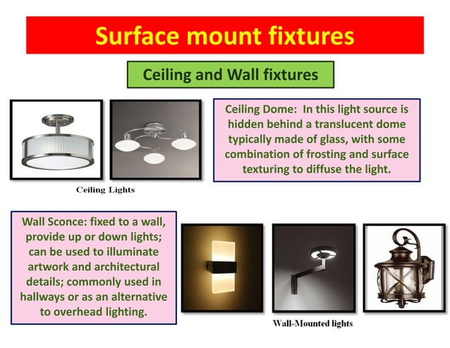 Lighting fixtures | PPT