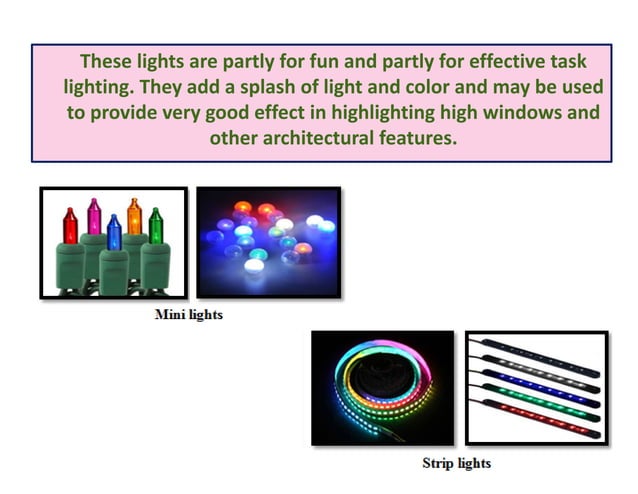 Lighting fixtures | PPT