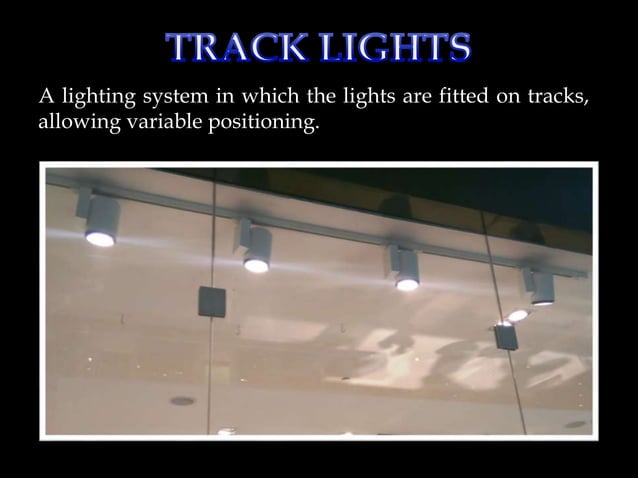 Lighting fixtures types | PPTX