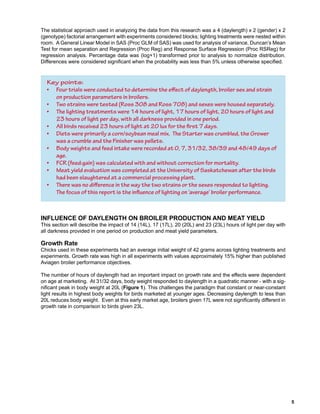 Lighting for broilers | PDF