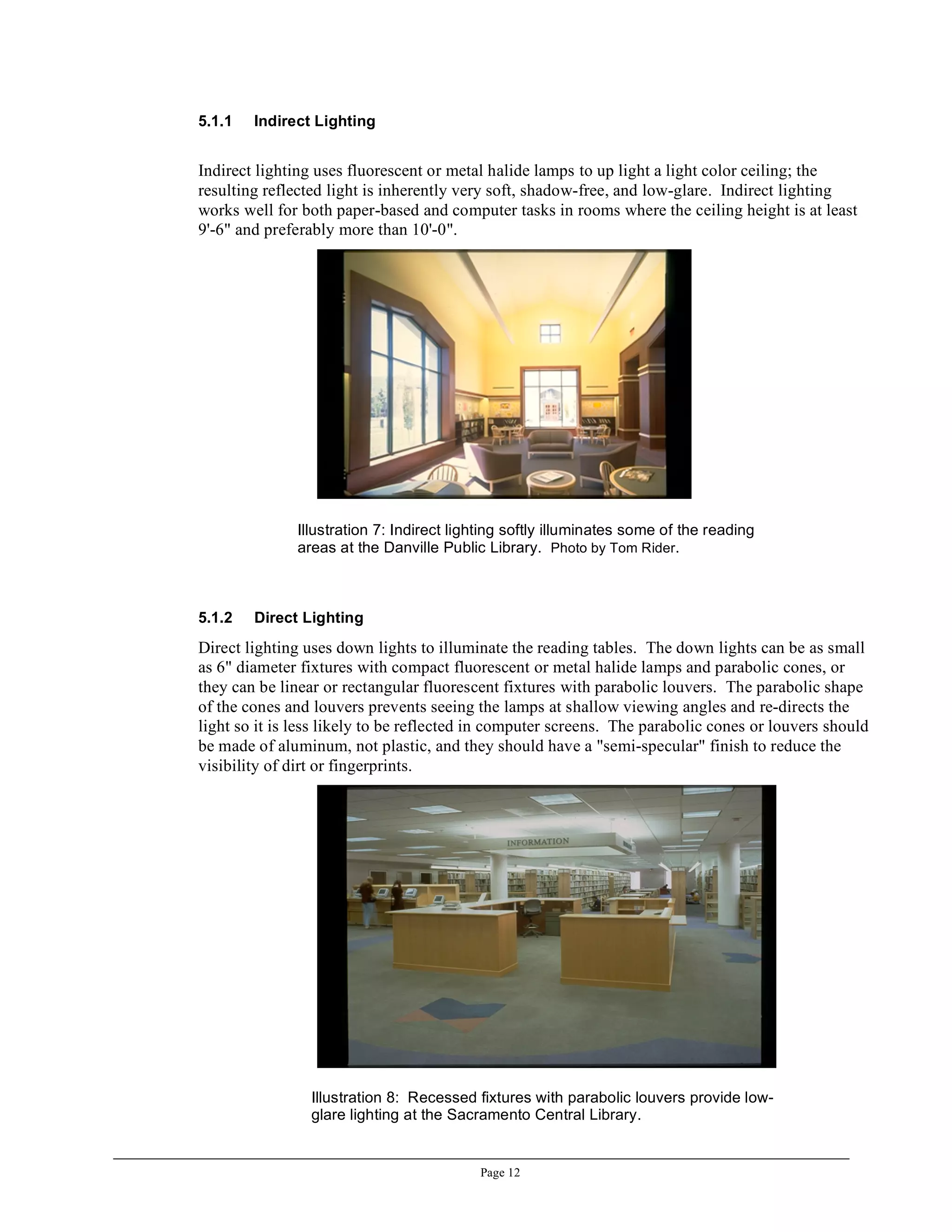 Lighting For Libraries | PDF