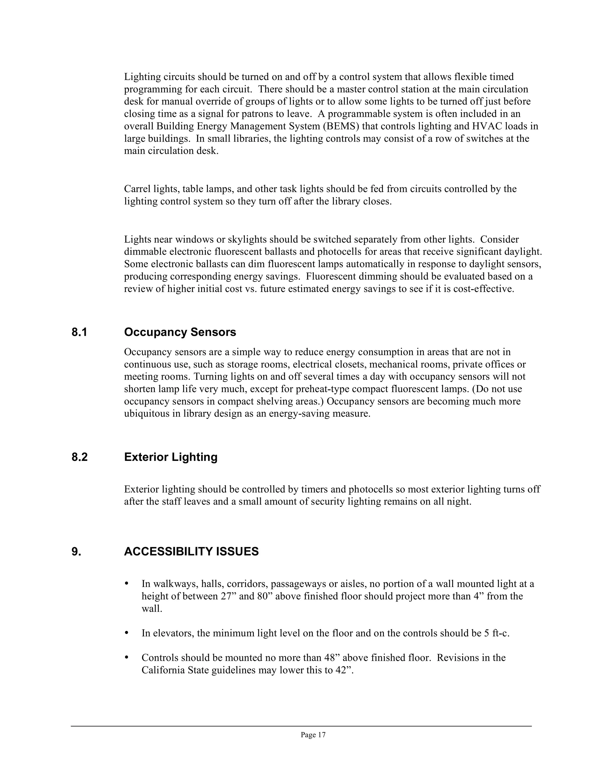 Lighting For Libraries | PDF