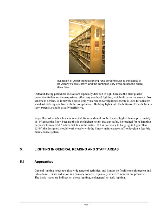 Lighting For Libraries | PDF