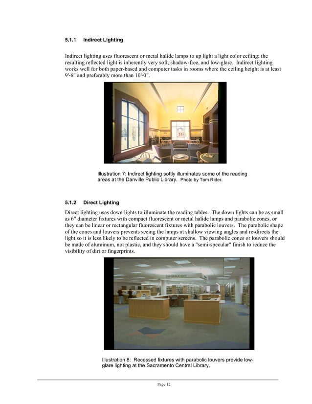 Lighting For Libraries | PDF