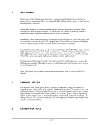 Lighting For Libraries | PDF