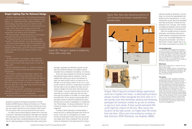 Lighting for universal design | PDF | Eye and Vision Conditions | Diseases and Conditions
