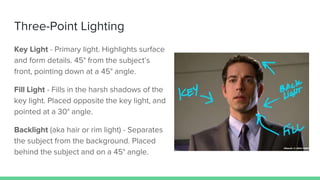 Lighting for Video Production | PPTX
