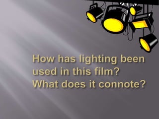 Lighting in fight club | PPTX