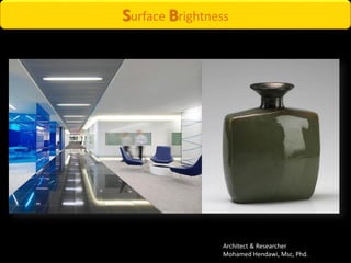 Lighting Design Principles in Interior Architecture. | PDF