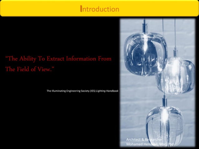 Lighting Design Principles in Interior Architecture. | PDF