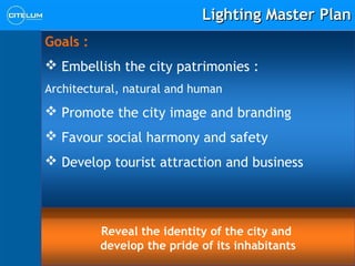 Citelum Lighting Masterplan | PPT