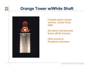 Lighting Of The UT Tower | PPT