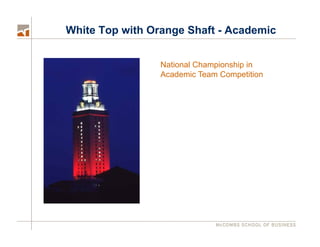 Lighting Of The UT Tower | PPT