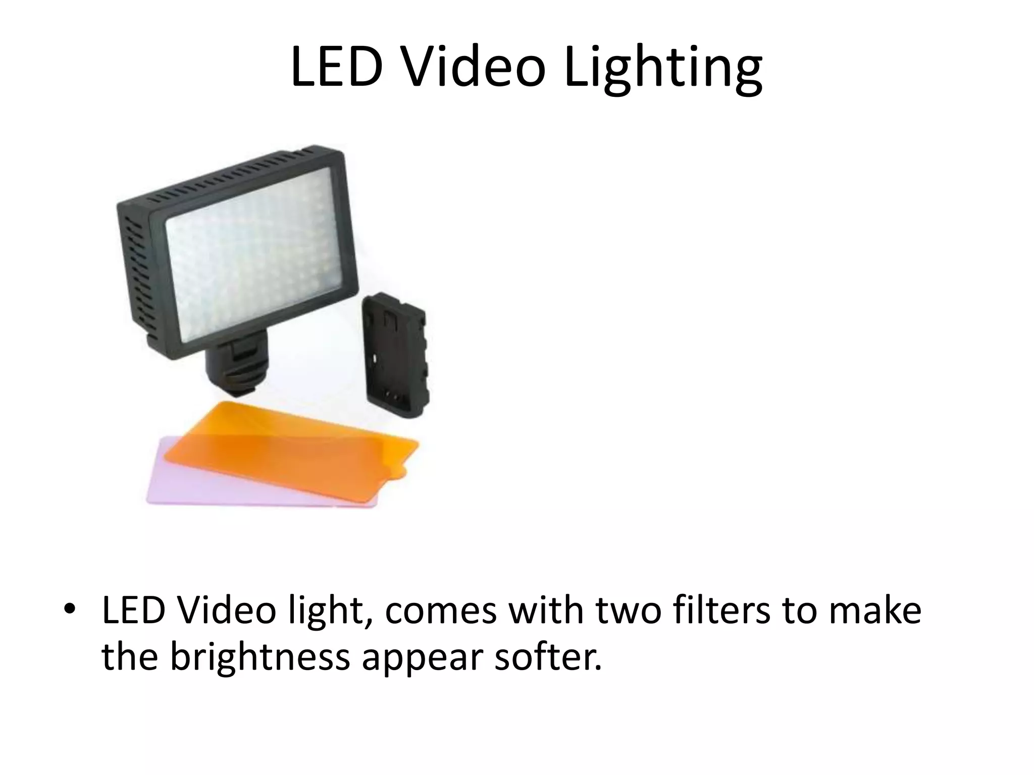 Lighting plan for film | PPT