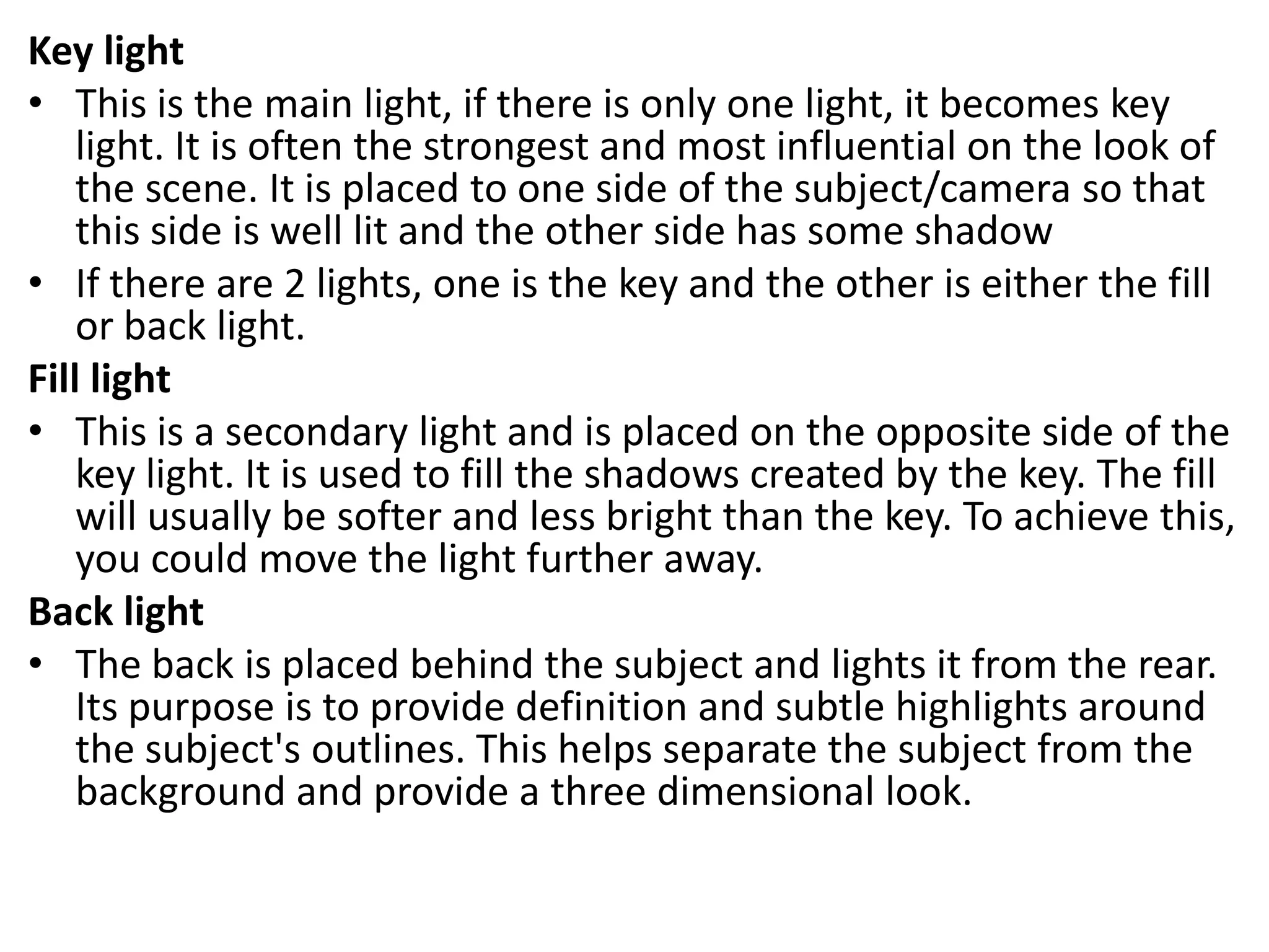 Lighting presentation | PPTX