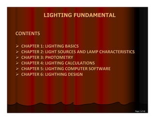 Lighting Presentation Rev2 | PDF