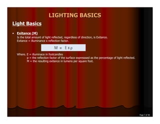 Lighting Presentation Rev2 | PDF
