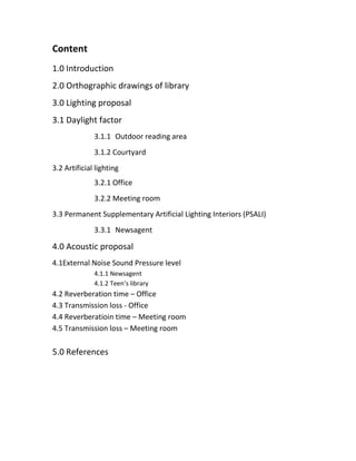 Lighting proposal | PDF