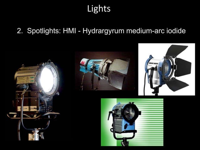 EMC 3130/2130 Lecture Six - Lighting Part 2 Lights | PPT