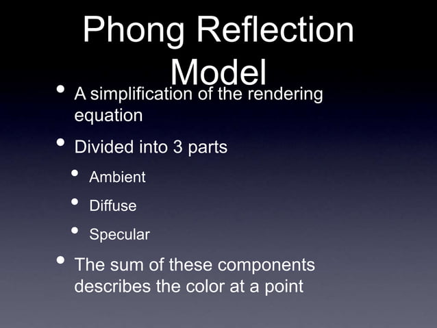 Lighting & Shading in OpenGL Non-Photorealistic Rendering.ppt