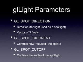 Lighting & Shading in OpenGL Non-Photorealistic Rendering.ppt