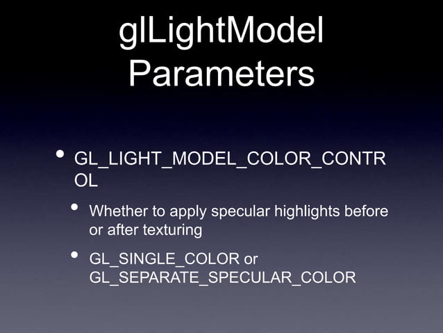 Lighting & Shading in OpenGL Non-Photorealistic Rendering.ppt