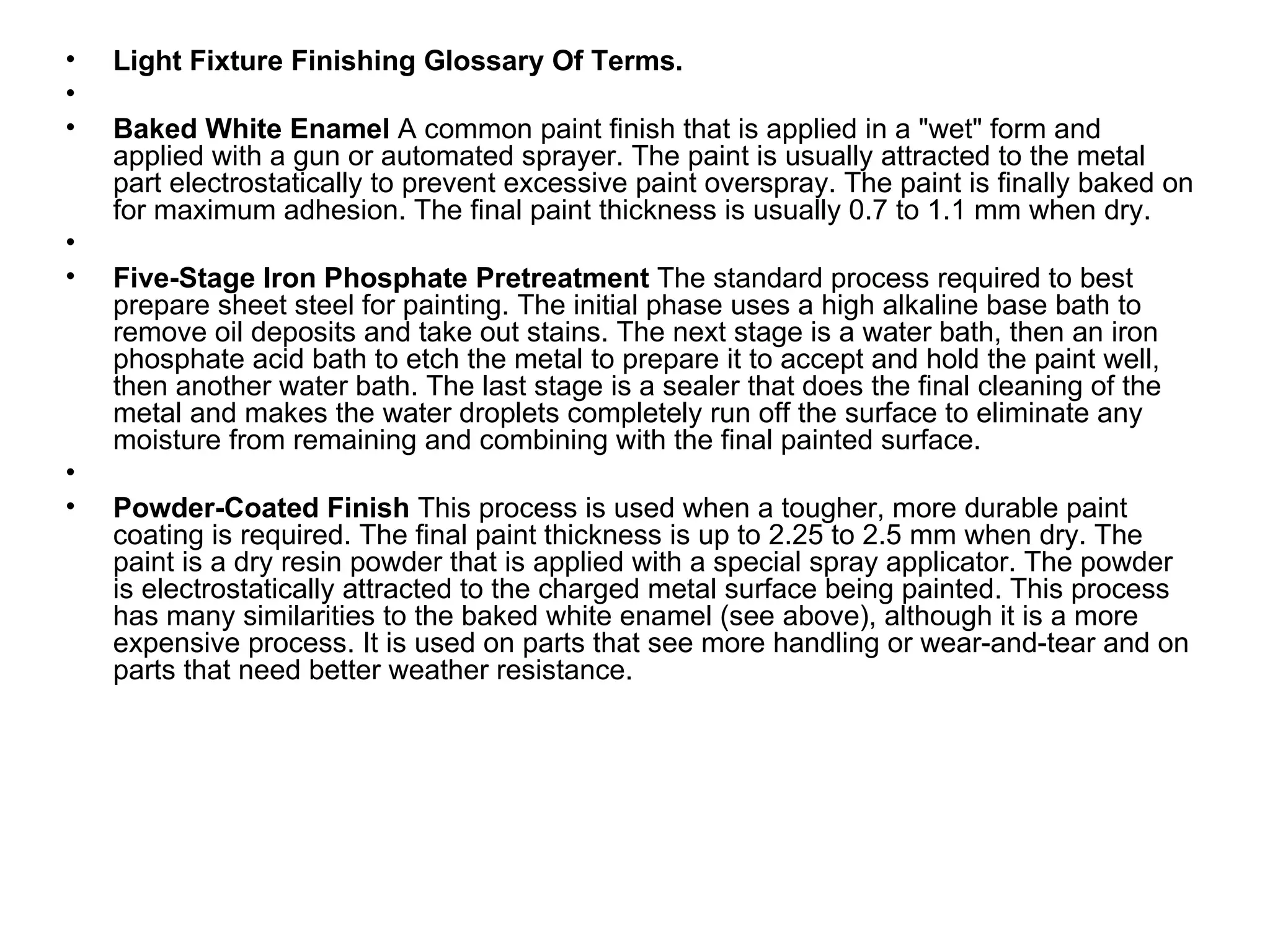 Lighting specification glossary of terms | PPT