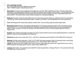 Lighting specification glossary of terms | PPT