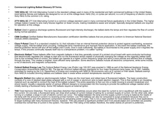 Lighting specification glossary of terms | PPT