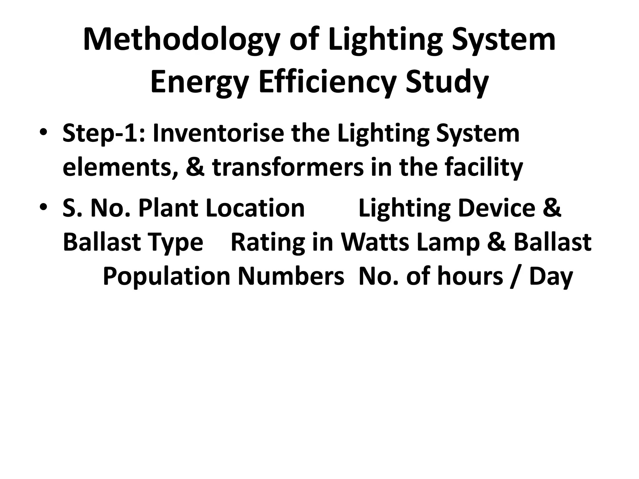 Lighting system | PPTX