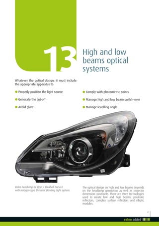Valeo Lighting Systems From light to advanced vision technologies ...