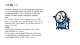 Lighting techniques | PPTX