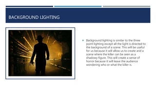 Lighting test shots in | PPT