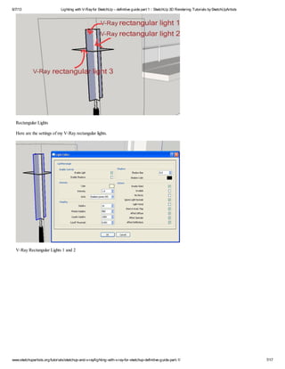 Lighting with v ray for sketch up – definitive guide part 1 -_ sketchup 3d rendering tutorials ...