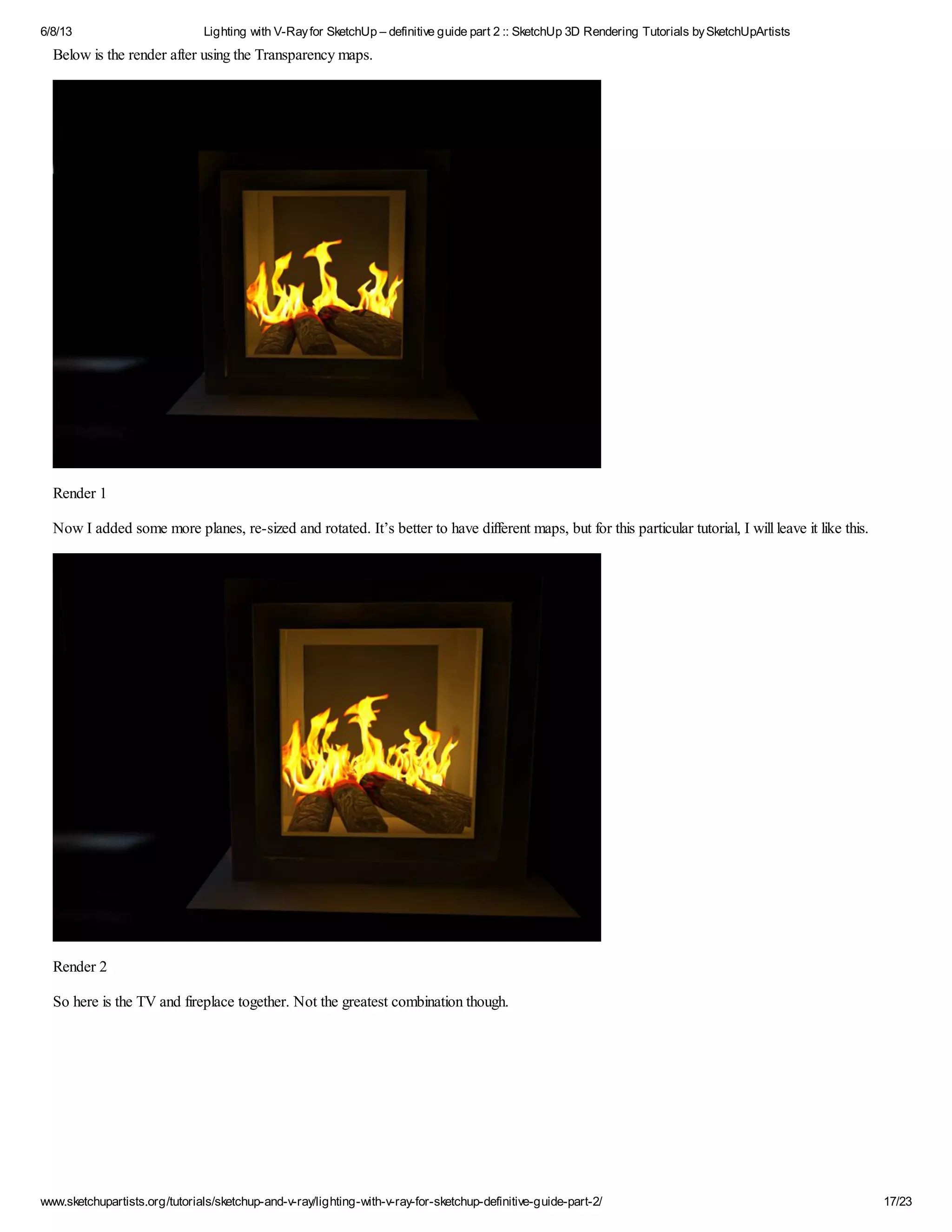 Lighting with v ray for sketch up – definitive guide part 2 -_ sketchup 3d rendering tutorials ...